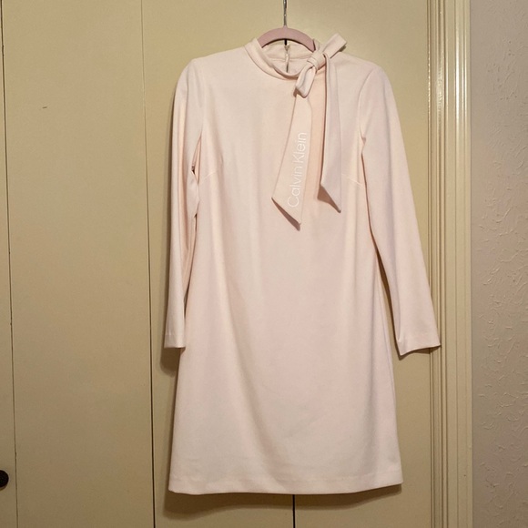 Calvin Klein | Dresses | Pale Soft Pink Dress | Poshmark